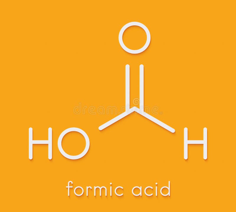Formic Acid Molecule. Present in Ant Venom and in Stinging Nettle ...