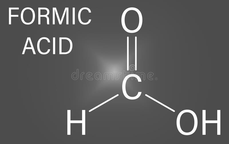 Formic Acid Molecule. Present in Ant Venom and in Stinging Nettle ...