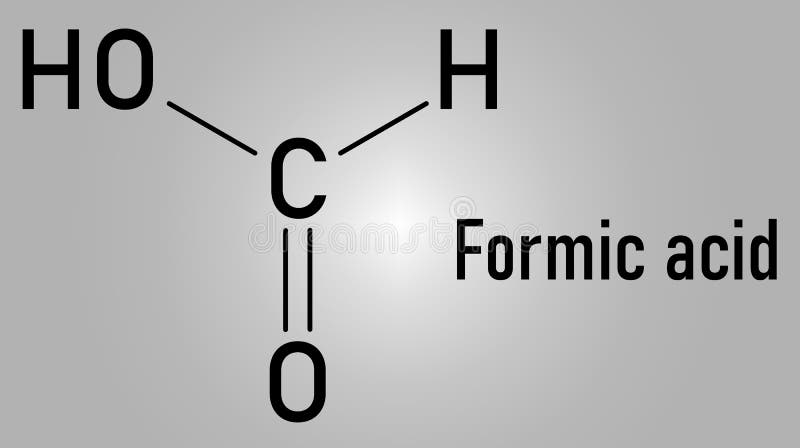 Formic Acid Molecule. Present in Ant Venom and in Stinging Nettle ...