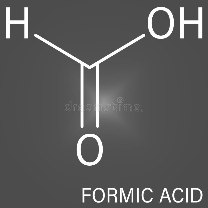 Formic Acid Molecule. Present in Ant Venom and in Stinging Nettle ...
