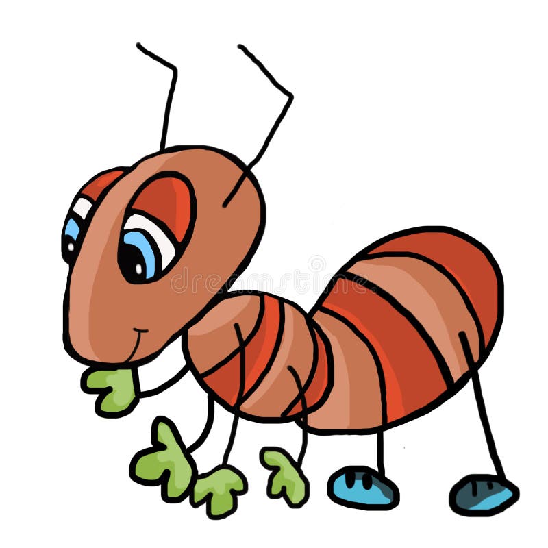 Formica illustrazione di stock. Illustrazione di illustrazione - 63993015