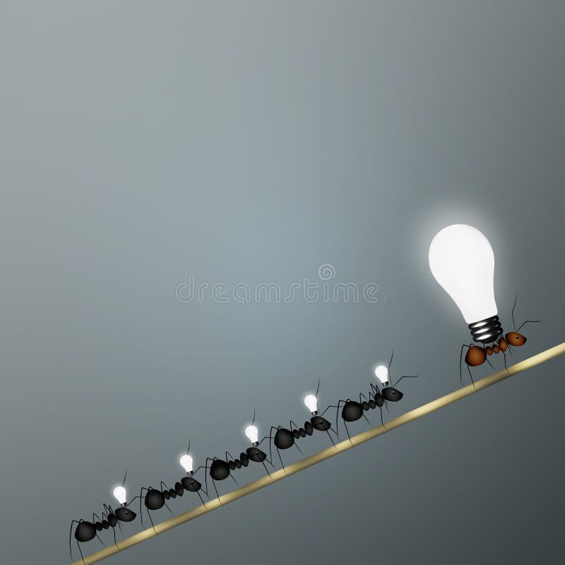 Formiche, gruppo di affari illustrazione di stock. Illustrazione di ...