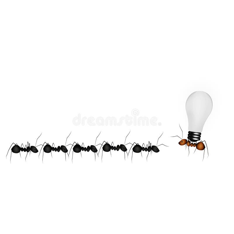Formiche, gruppo di affari illustrazione di stock. Illustrazione di ...