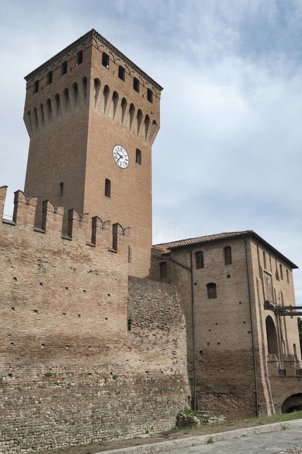 Formigine Modena, Italien: Schloss Stockfoto - Bild von draussen ...