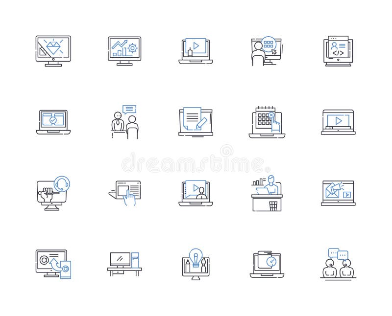 Forming Bonds Line Icons Collection. Connection, Unity, Friendship ...