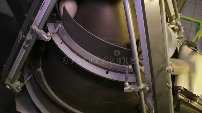 Forming the Dough for Baking Bread. Production of Bread. Stock Footage ...