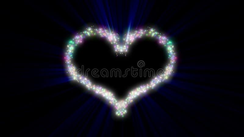 Heart light ray stock video. Video of magic, generated - 238334591