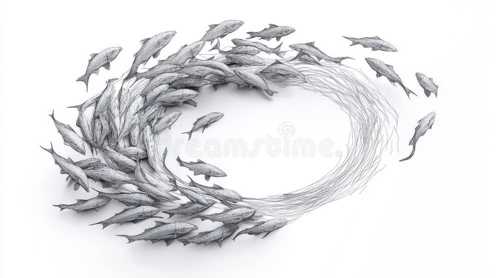 By Forming a Large Fish Shape, a School of Fish Exemplifies Unity and ...