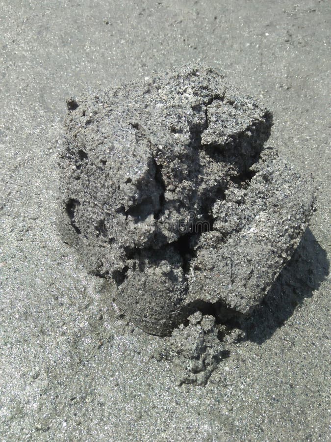 Forming Something on the Beach Sand Stock Photo - Image of beach, sand ...