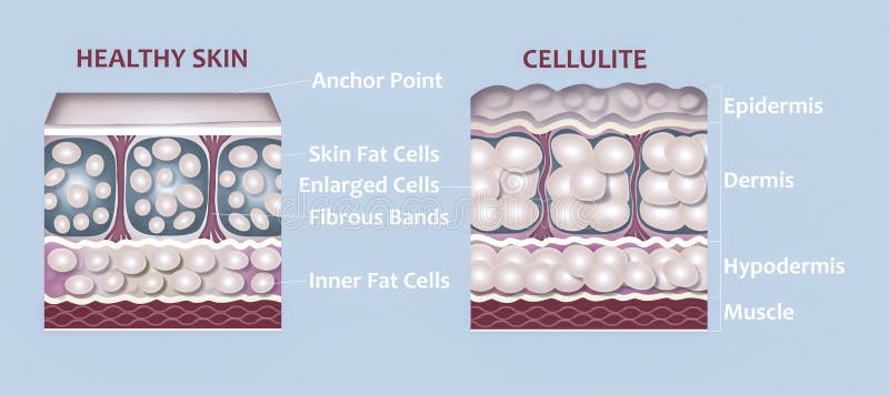 Cellulite Skin Cross Section Stock Photos - Free & Royalty-Free Stock ...