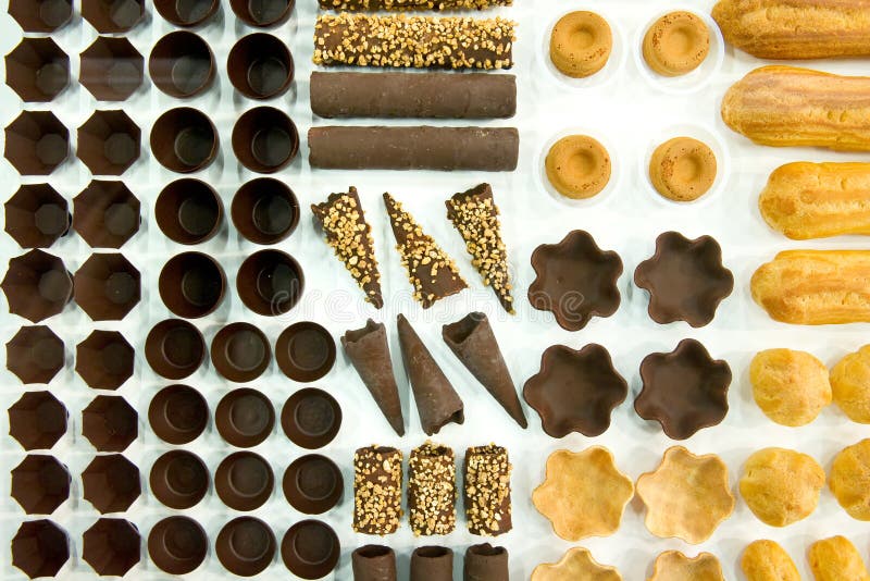 Forms of chocolade stock image. Image of shape, cooking - 23189113