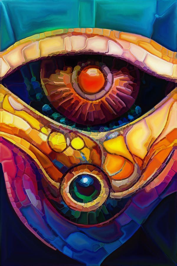 Evolving Colored Forms stock illustration. Illustration of modern ...