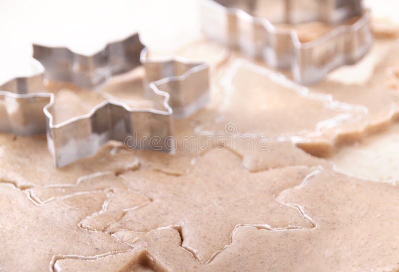 Forms for Cutting Pastry Cookies Stock Photo - Image of spruce, baking ...