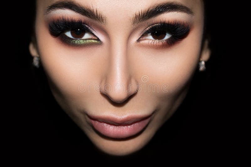 Forms of the female face stock photo. Image of eyelid - 133453928