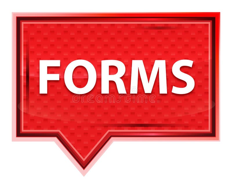 Forms Misty Rose Pink Banner Button Stock Illustration - Illustration ...