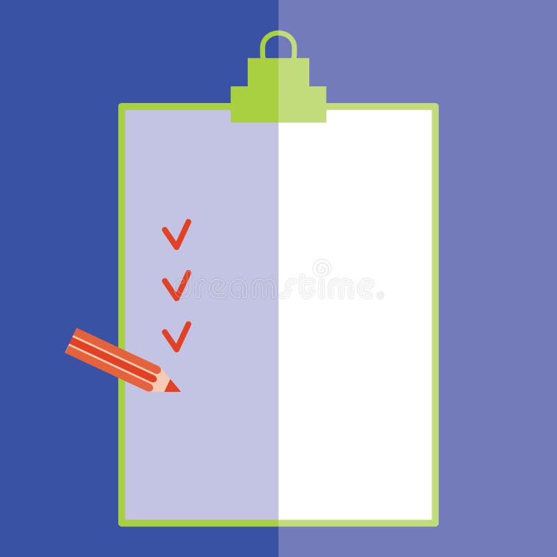 Blue Checklist Stock Illustrations – 10,544 Blue Checklist Stock ...