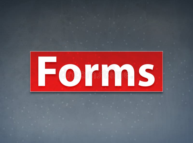 Forms Red Banner Abstract Background Stock Illustration - Illustration ...