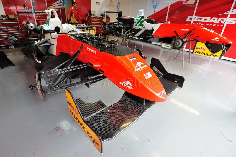 Formula 3 Box in Monza Race Track Editorial Stock Image - Image of gran ...