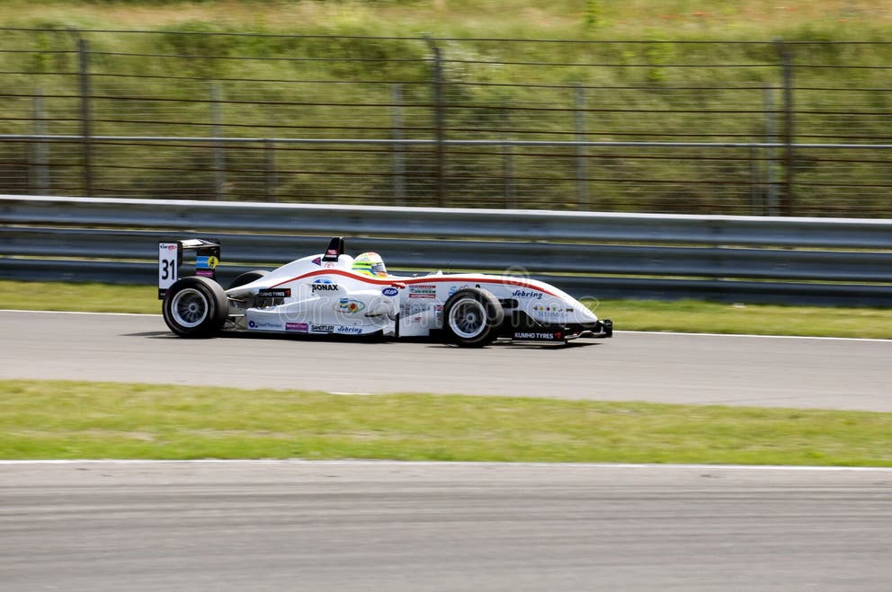 Formula 3 race car editorial image. Image of formula, motor - 9814655