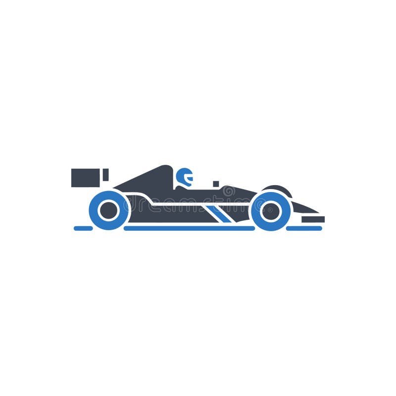 Formula 1 Car Icon stock vector. Illustration of speed - 375316276