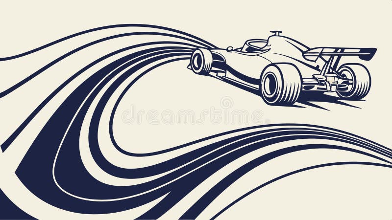 Formula 1 Car Illustration, Racing and High Speed Themes Vector Design ...