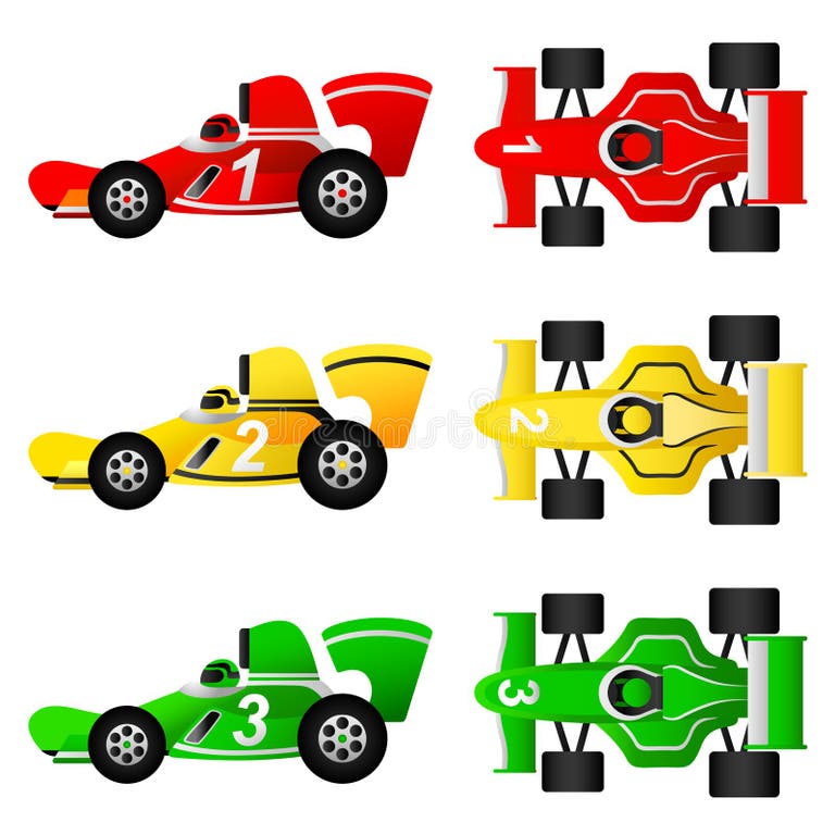 Formula Race Car Cartoon Stock Illustrations – 2,485 Formula Race Car ...