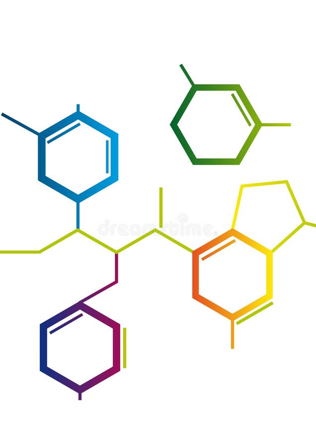 Formula chimica illustrazione vettoriale. Illustrazione di formazione ...