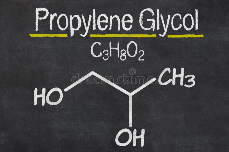 Molecola Del Propilene Con La Formula Chimica Illustrazione di Stock ...