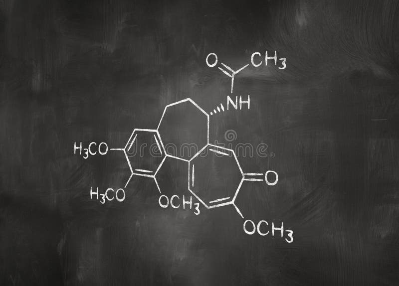 Lavagna Chimica Di Verde Della Classe Illustrazione di Stock ...