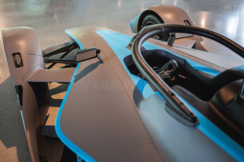 Formula E - Electric - Generation 2 Italian Black Competition Car Stock ...