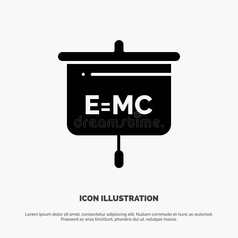 Formula, Education, Presentation, School Solid Glyph Icon Vector Stock ...