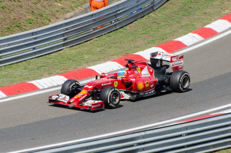 Formula 1 - Fernando Alonso Editorial Stock Image - Image of number ...