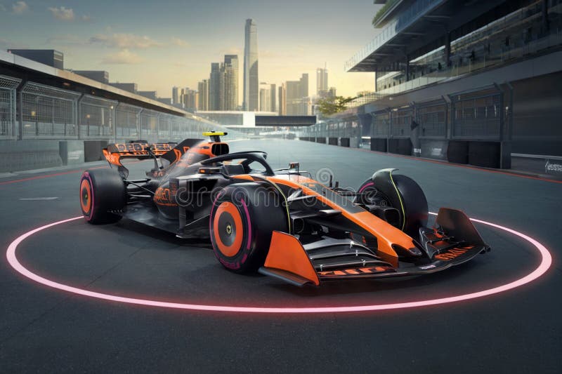 Formula 1 of the Future. Atmosphere of Innovations and New Technologies ...