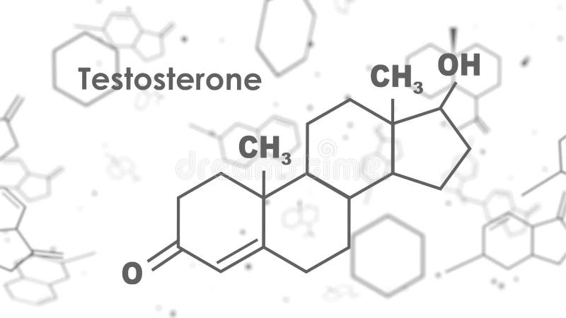 Testosterone Molecular Structure. Stock Footage - Video of background ...