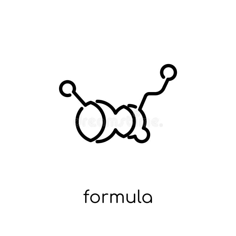 Formula Icon from Collection. Stock Vector - Illustration of carbon ...