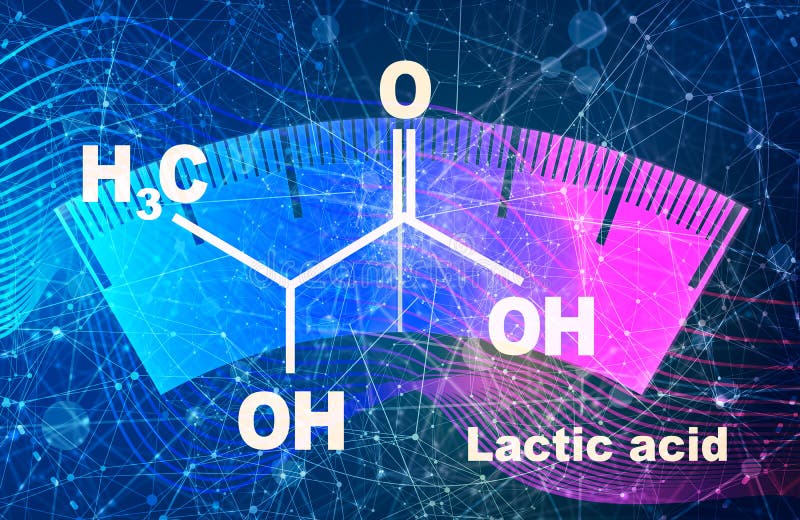 Formula of Lactic acid stock illustration. Illustration of formula ...
