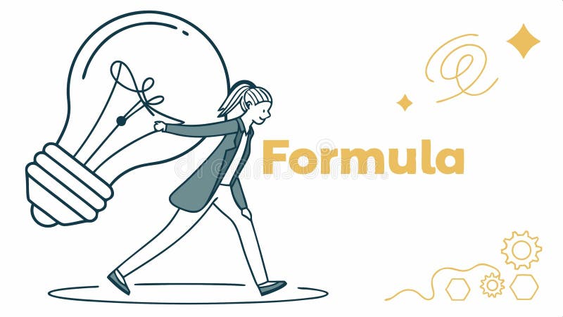 Formula Lightbulb Calculating Solutions and Innovative Formulas. Math ...