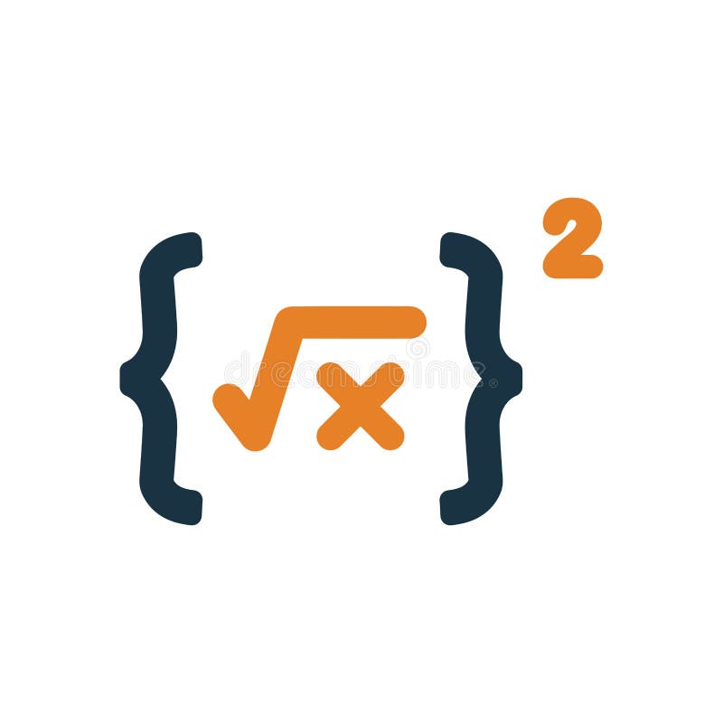 Formula, Math Icon. Simple Editable Vector Graphics Stock Illustration ...