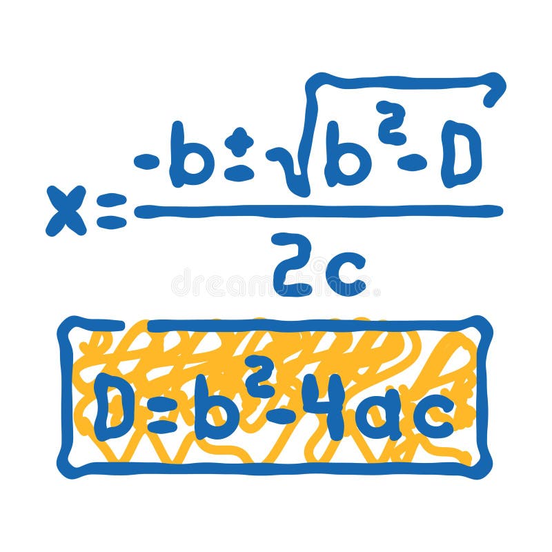 Formula Math Science Education Icon Doodle Illustration Stock Vector ...