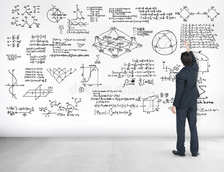 Formula Mathematics Equation Mathematical Symbol Geometry Inform Stock ...