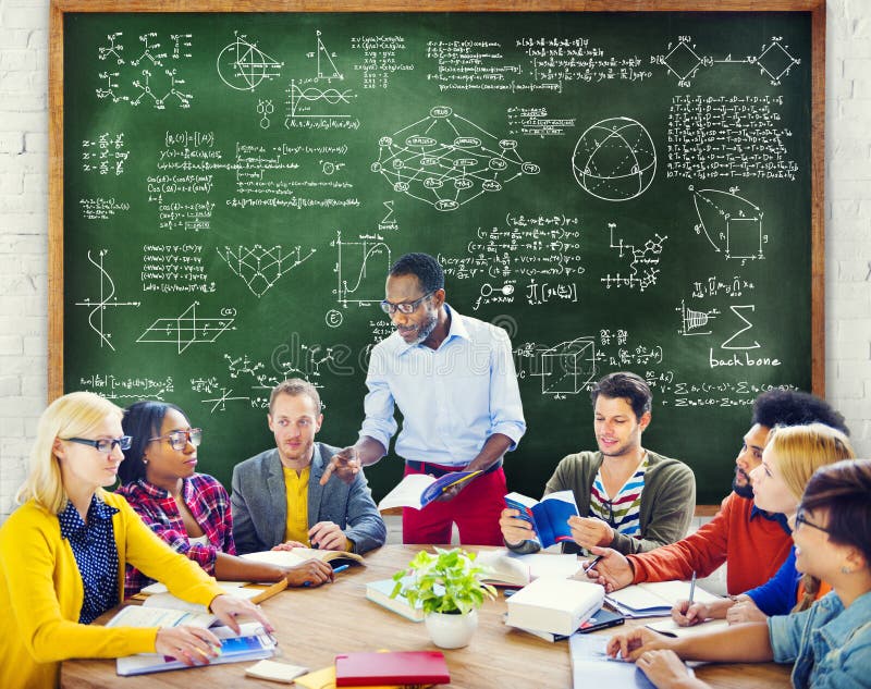 Formula Mathematics Equation Mathematical Symbol Geometry Inform Stock ...