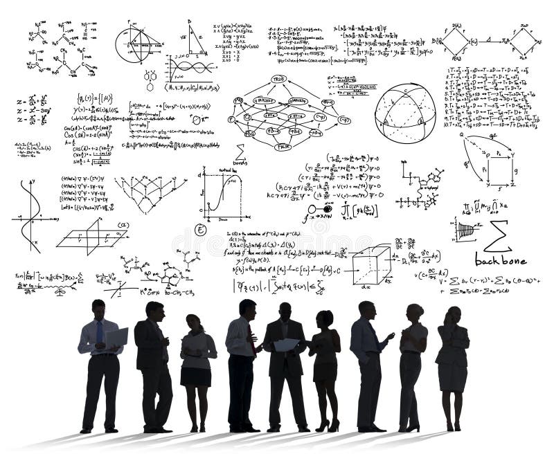 Formula Mathematics Equation Mathematical Symbol Geometry Inform Stock ...