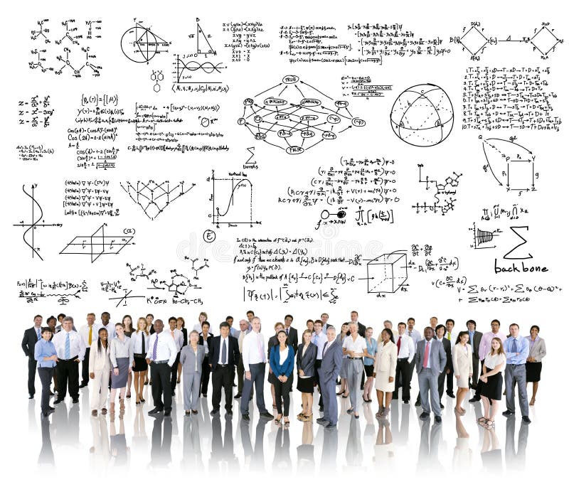 Formula Mathematics Mathematical Symbol Geometry Concept Stock Image ...