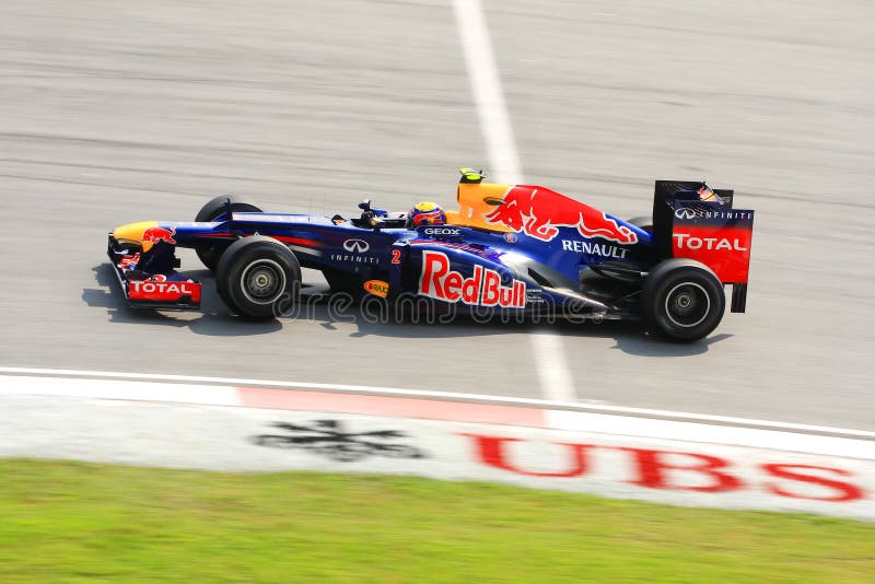 F1 Photo - Formula One Car Red Bull : Mark Webber Editorial Image ...