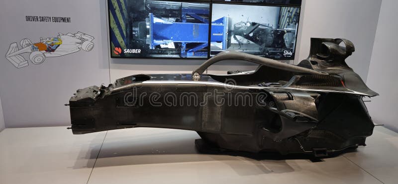 Formula One Car Driver Safety Cabin Editorial Stock Image - Image of ...