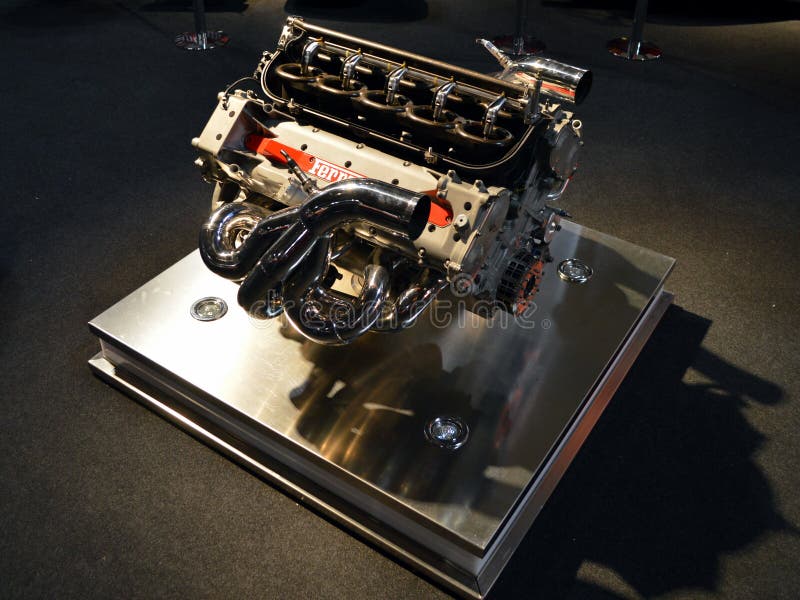 Modena, Italy: Powerful Ferrari Engine Editorial Photo - Image of ...