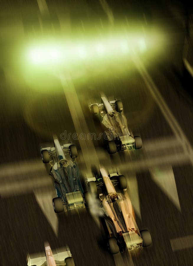 Formula one stock illustration. Illustration of power - 42890111