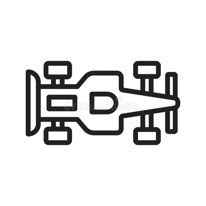 Formula One Icon Vector Image. Stock Vector - Illustration of line ...
