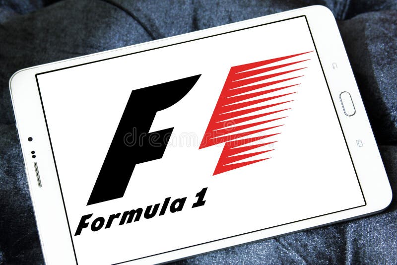 Formula One logo editorial stock image. Image of icons - 97246149