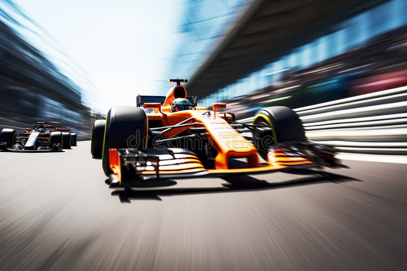 Formula One Race Car. Generative AI Stock Illustration - Illustration ...
